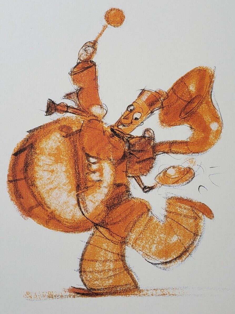 One Man Band Concept Art by Ronnie del Carmen Pixar Postcard | Other ...