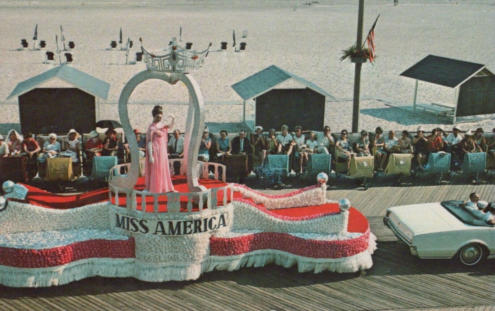Atlantic City New Jersey Miss America Pageant Parade Vintage Chrome ...
