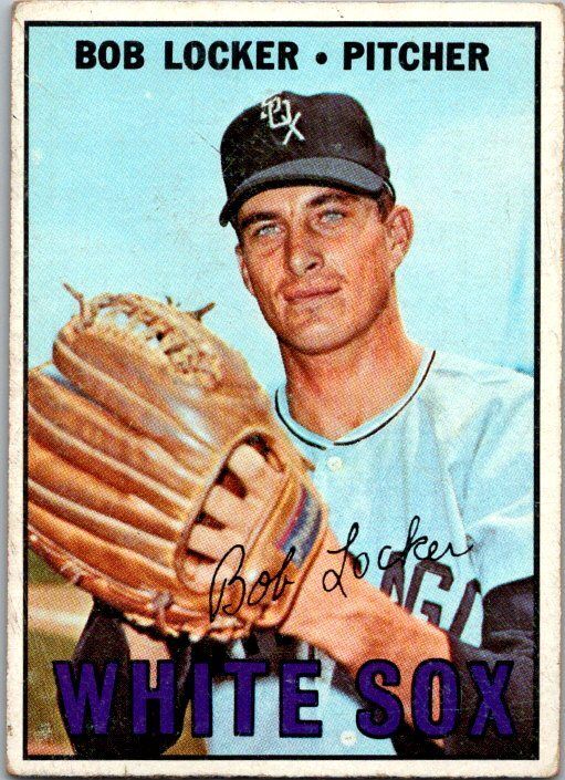 1967 Topps Baseball Card Bob Locker Chicago White Sox sk2133 | Topics ...