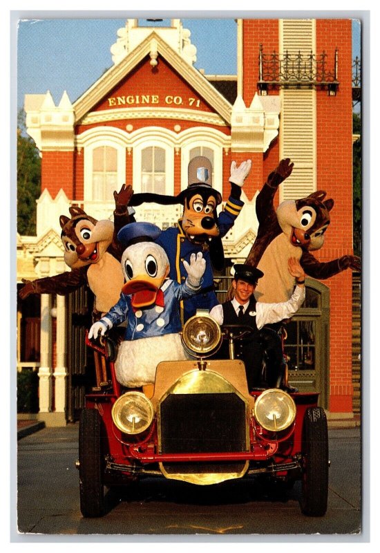 Main Street USA Fire Truck Donald Goofy Disney World Continental ...