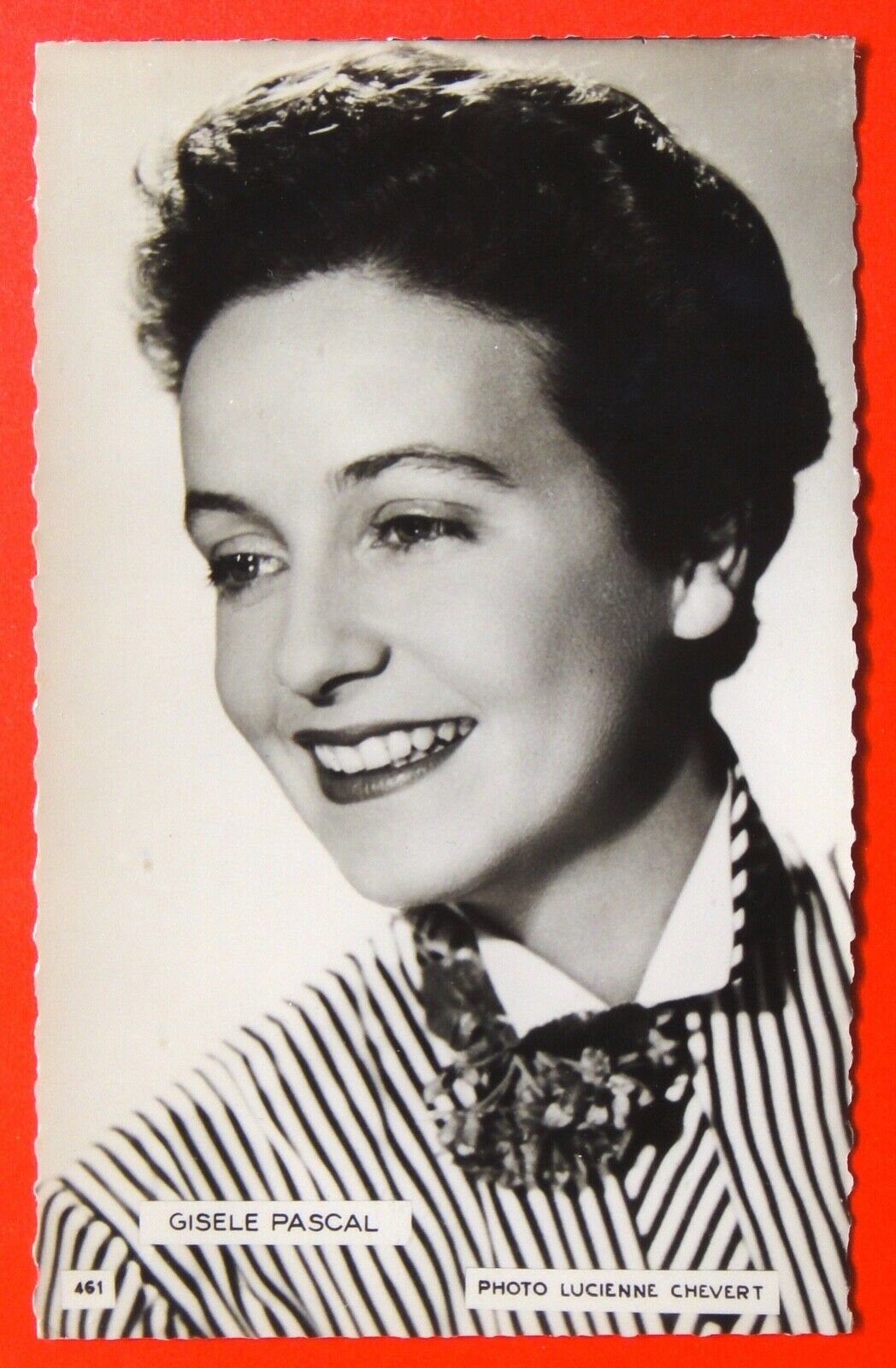 240104 GISELE PASCAL ~ French Film Actress ~ VTG Real Photo postcard ...
