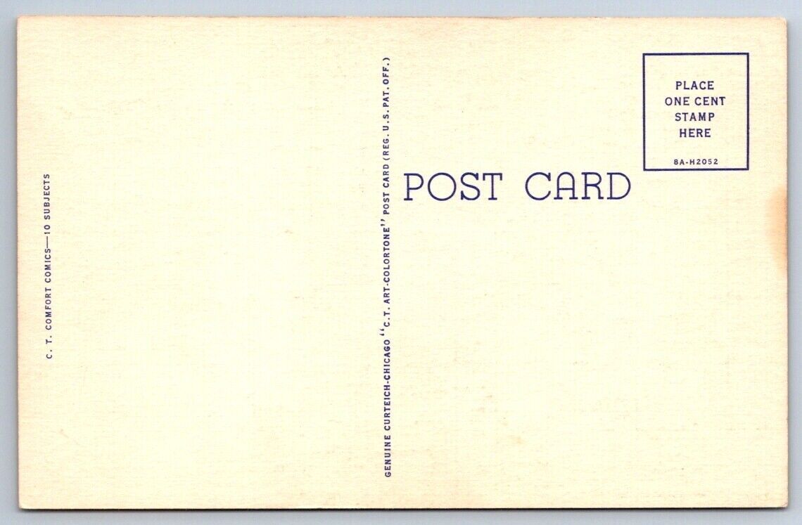 Childhood Memory Outhouse Poem, Vintage 1938 Linen Curt Teich Postcard ...