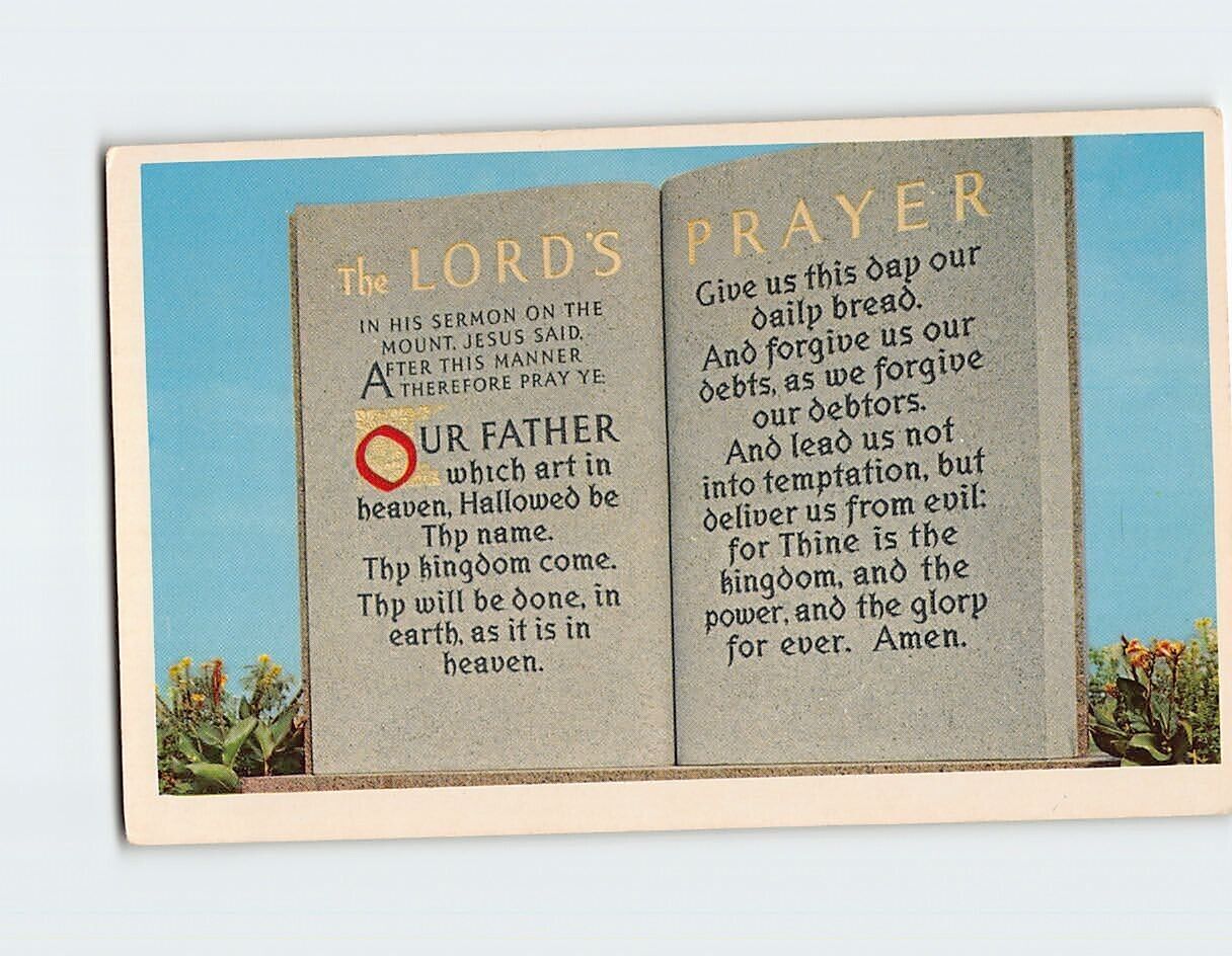 Postcard The Lord's Prayer, Sunset Memorial Park, Minneapolis ...