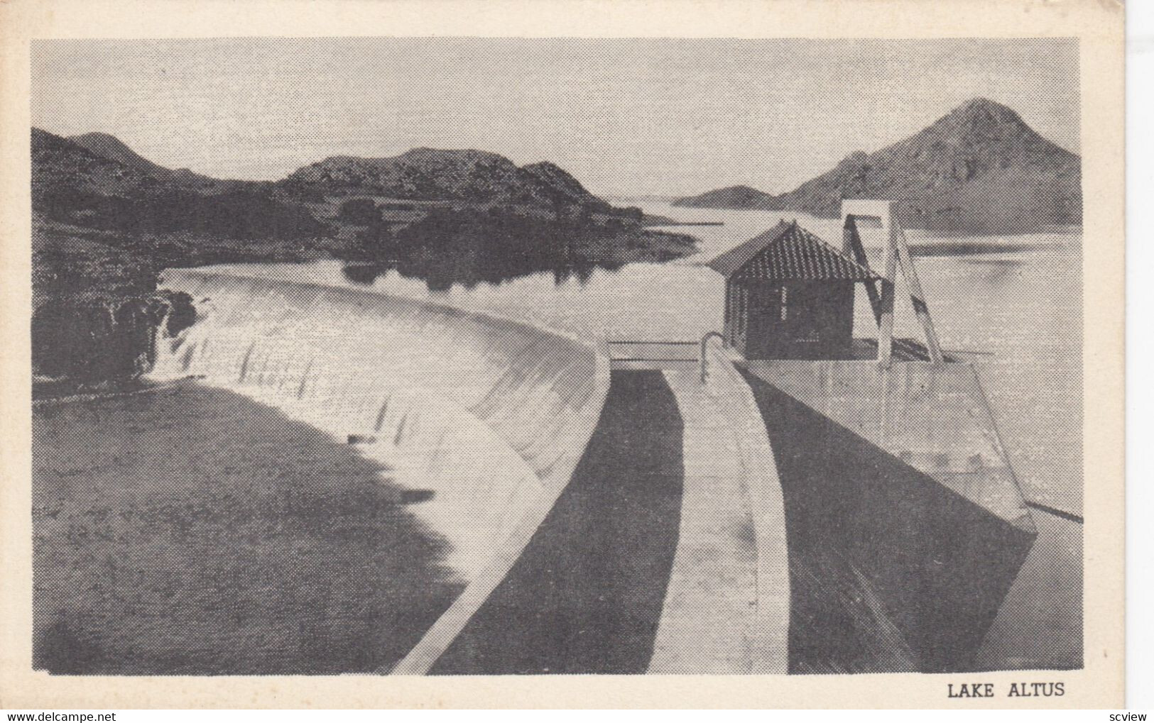 LAKE ALTUS , Oklahoma , 1930s ; Dam | United States - Oklahoma - Other ...