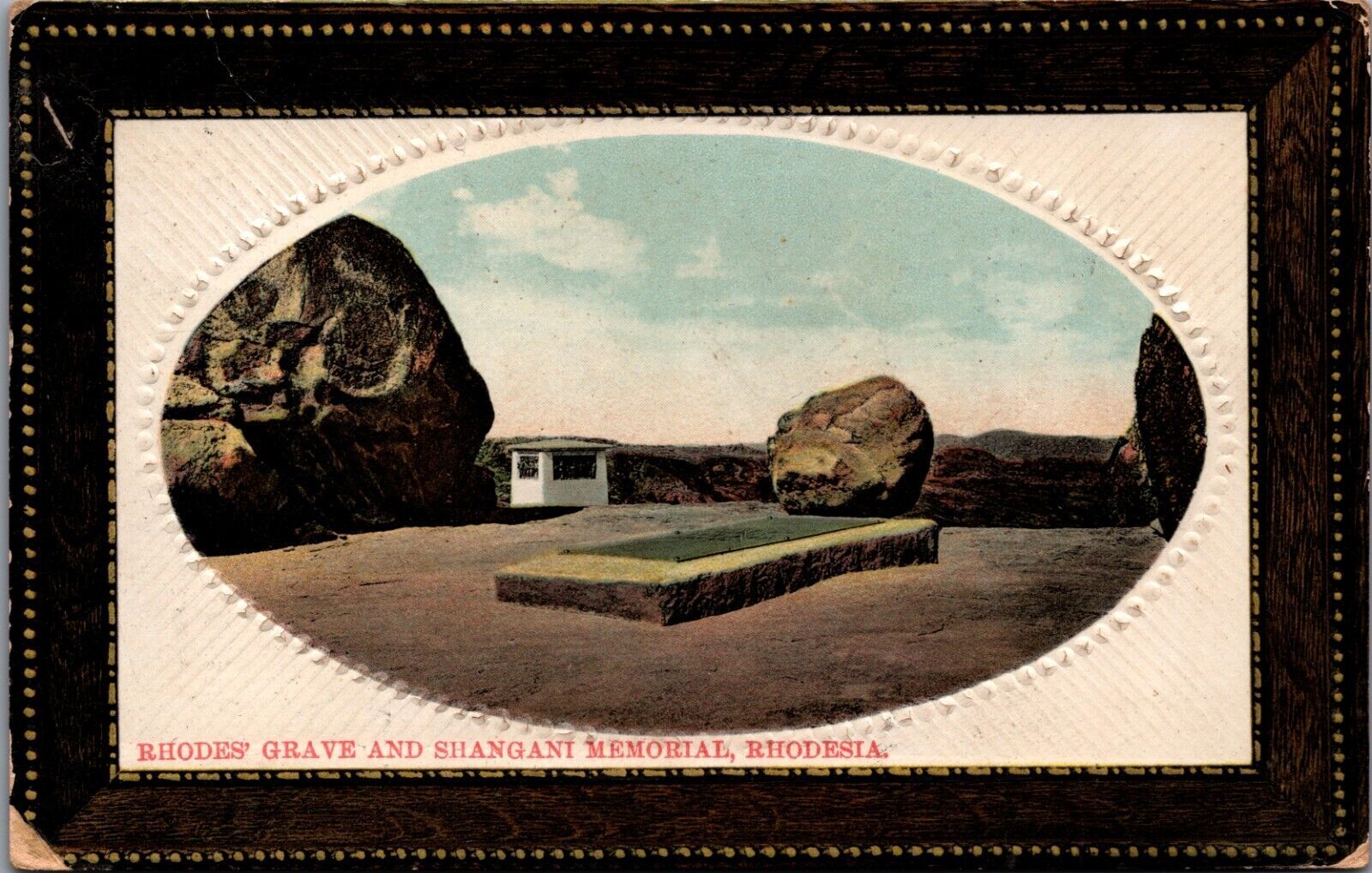 South Africa Rhodes Grave And Shangani Memorial Rhodesia Vintage ...