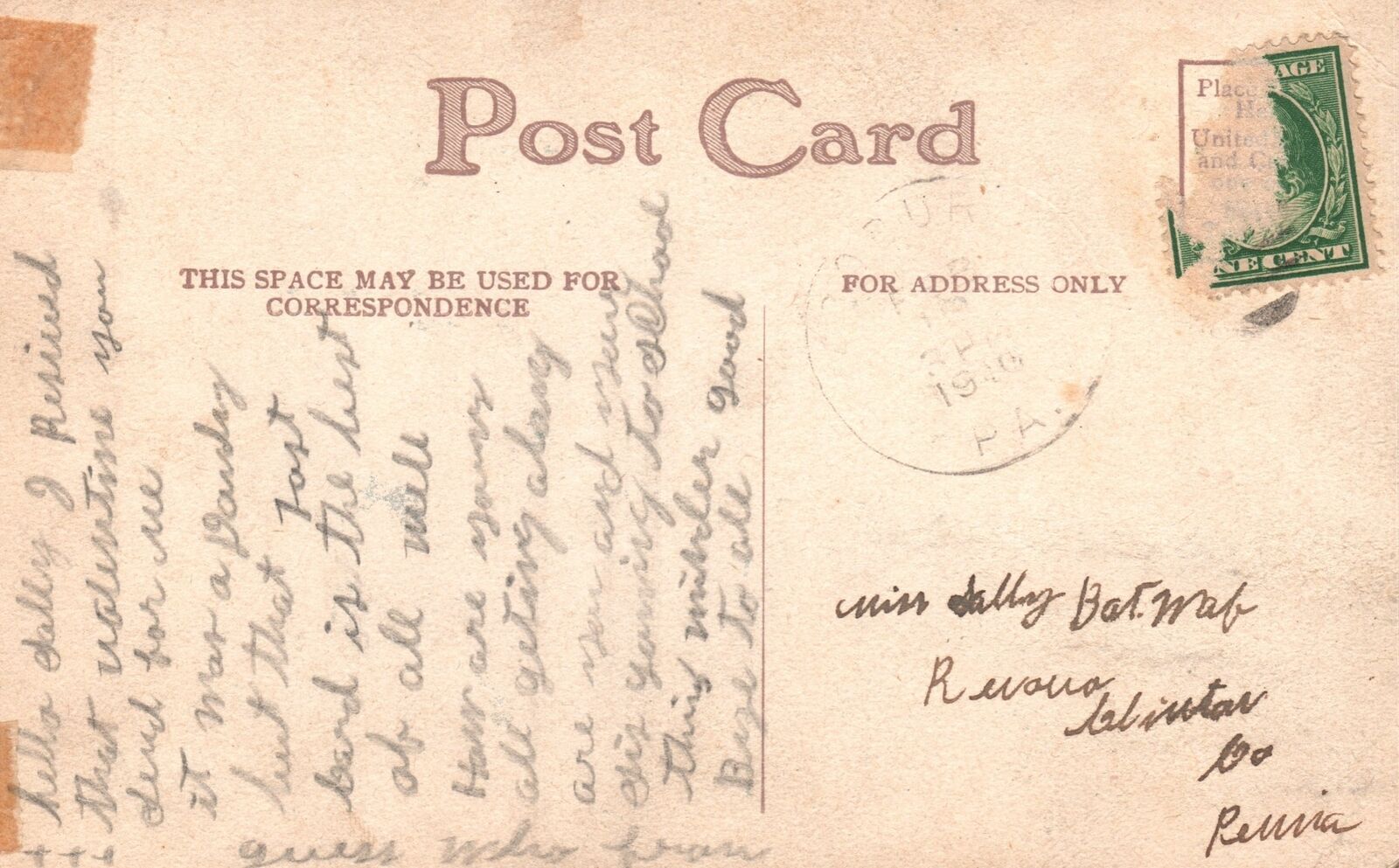 Vintage Postcard 1910's Don't Let This Surprise You, A Remembrance To ...