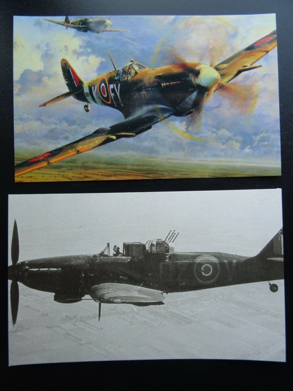 WW2 ALLIED FORCES RAF Lot 2 - SPITFIRE SCRAMBLE Interesting x 10 REPRO ...