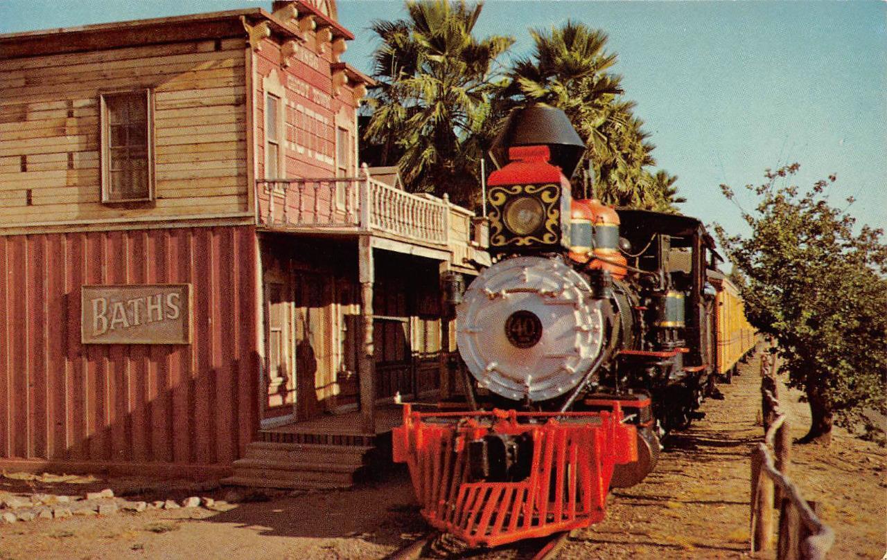 GHOST TOWN TRAIN Buena Park, California KNOTT'S BERRY FARM '60s Vintage ...