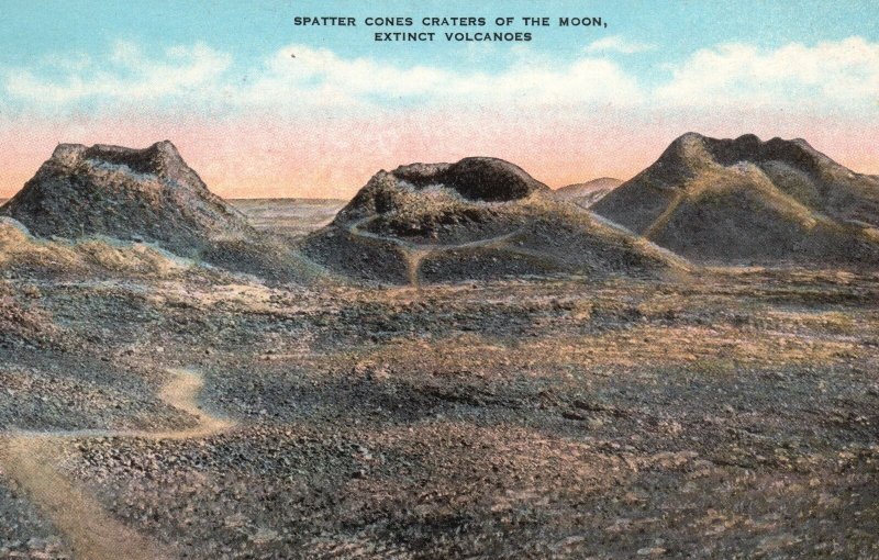 Vintage Postcard 1908 Spatter Cones Crates Of The Moon Extinct ...