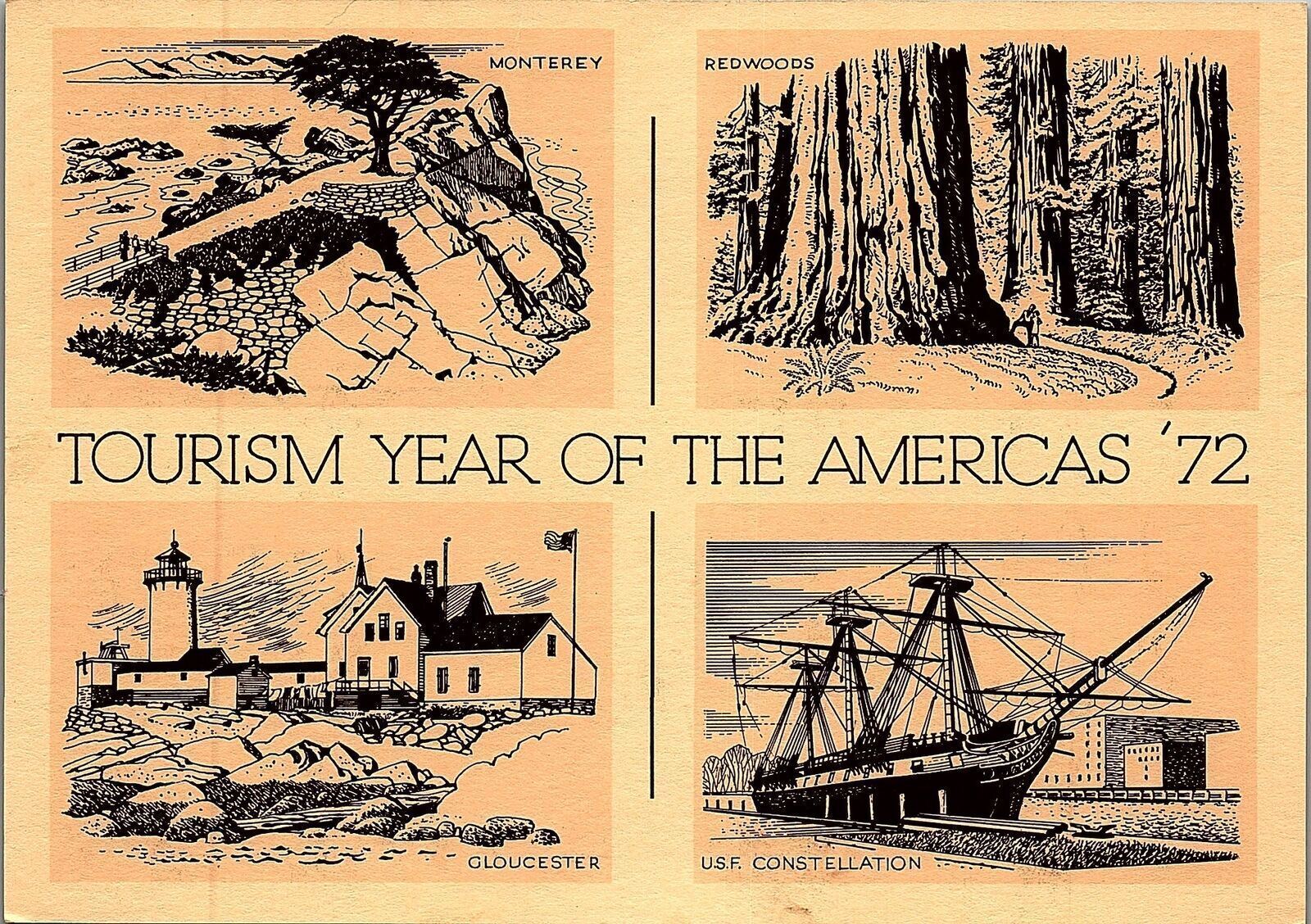 1972 Tourism Year of the Americas '72 New York Alaska Hawaii ...
