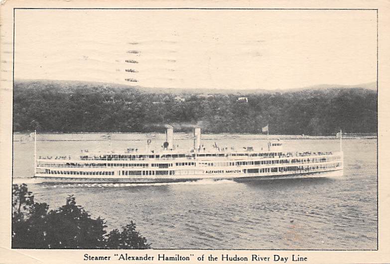 Str Alexander Hamilton 14818 Hudson River Day Line Steamer Ship ...
