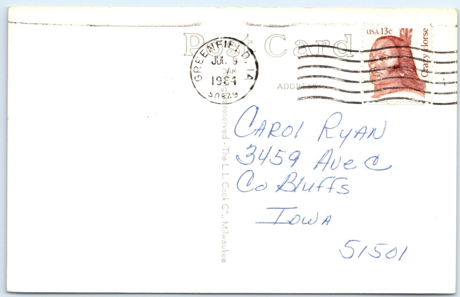 c1950s Greenfield, IA RPPC Farmers Electric Co-Operative Co-Op REA ...