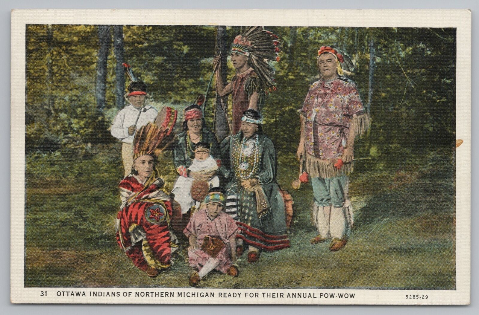 Petoskey MI~Lewis Sumner Ottawa Indians~Boy Scout Pow-Wow Jamboree ...