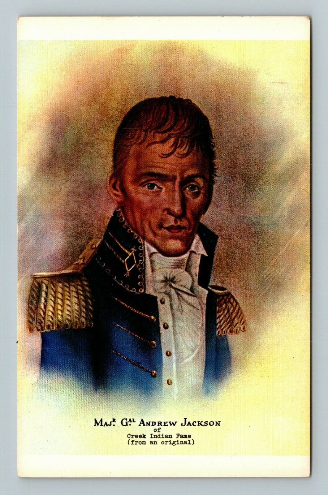 Major General Andrew Jackson, US Army, US President Chrome Postcard ...