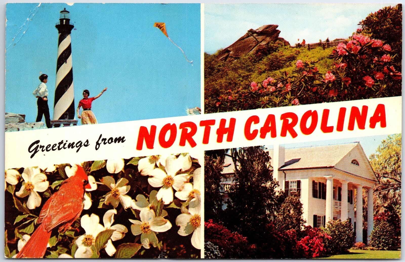 Vintage Postcard (4) Mini-Scenes From North Carolina 1960s Dexter ...
