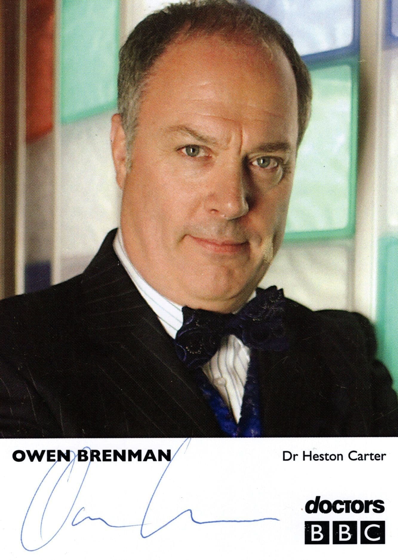 Owen Brenman as Dr Heston Carter BBC Doctors Hand Signed Cast Photo | Topics - Entertainment ...