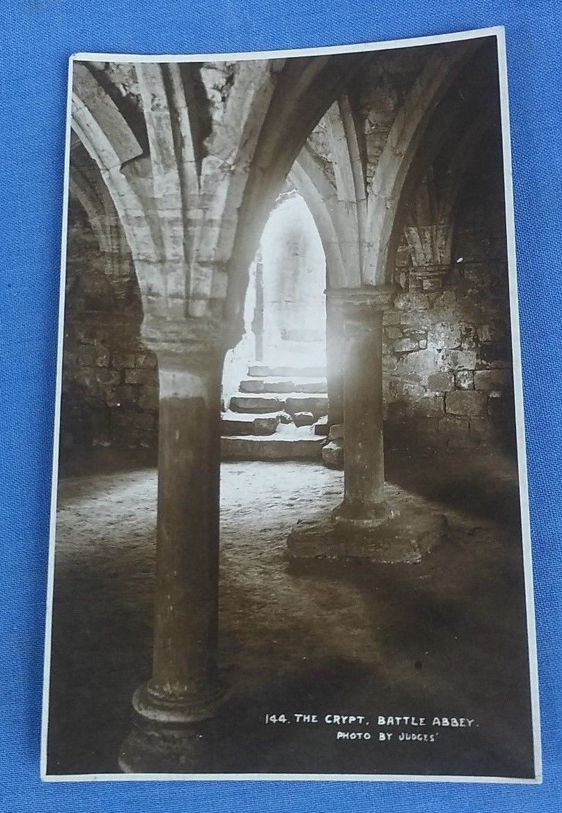 Vintage Judges Postcard The Crypt Battle Abbey A1C | Europe - United ...