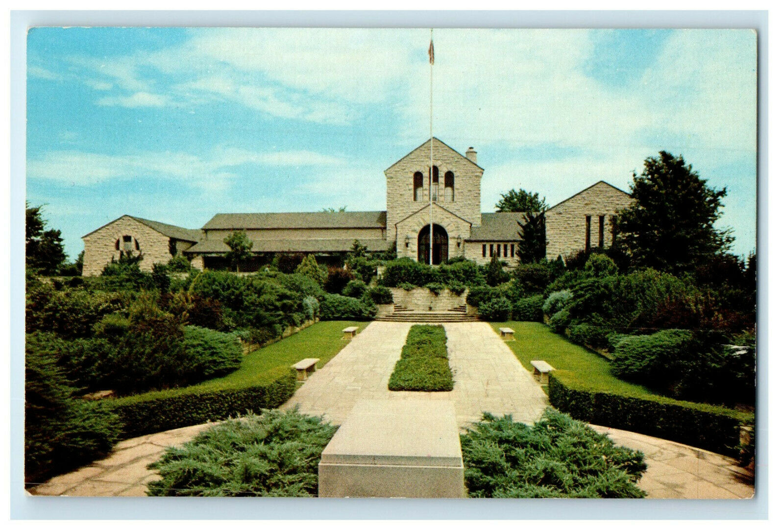 c1960s Center View, Will Rogers Memorial Claremont Oklahoma OK Postcard ...