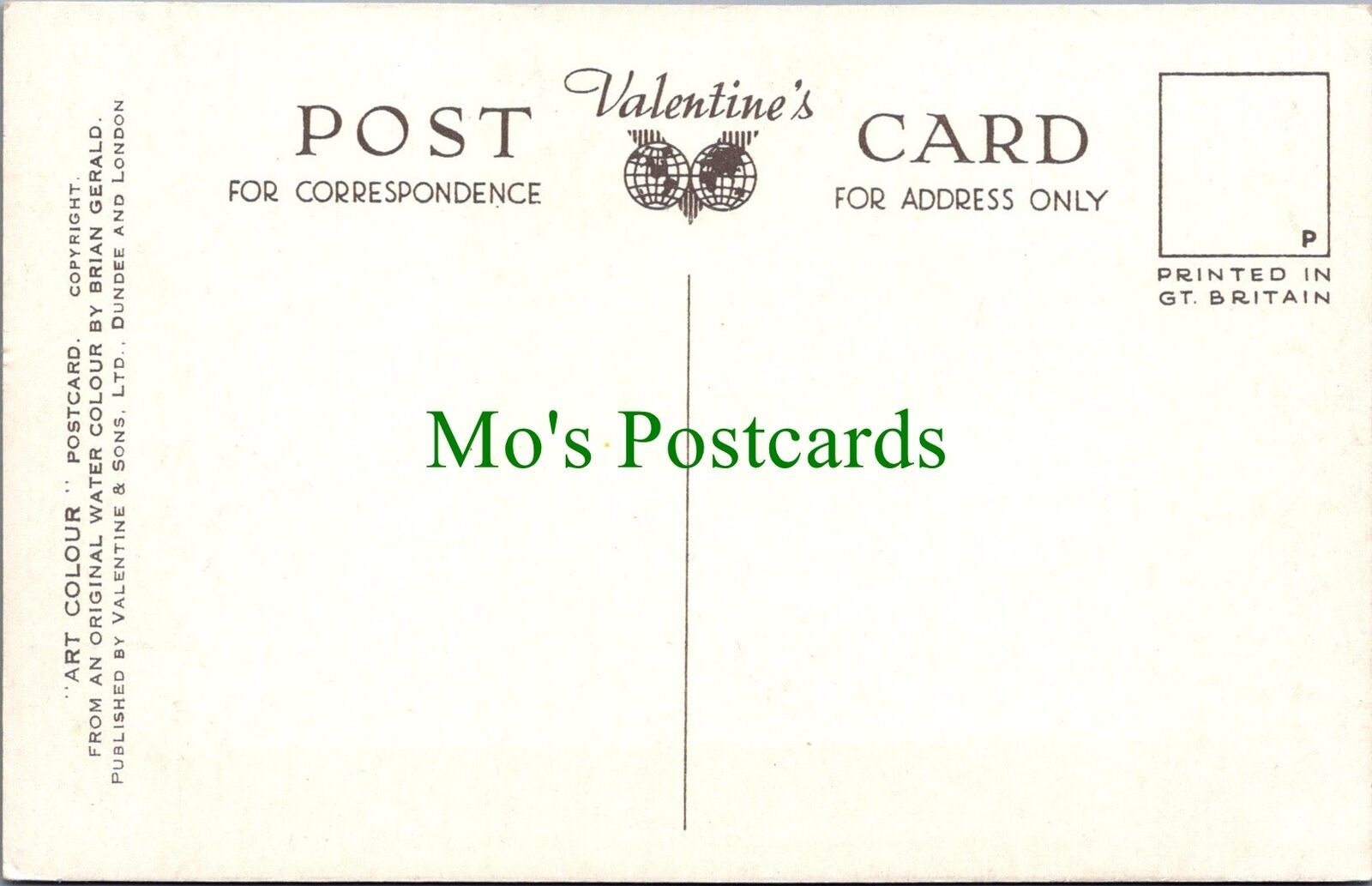 Scotland Postcard -Kyles of Bute and Arran Hills - Artist Brian Gerald ...