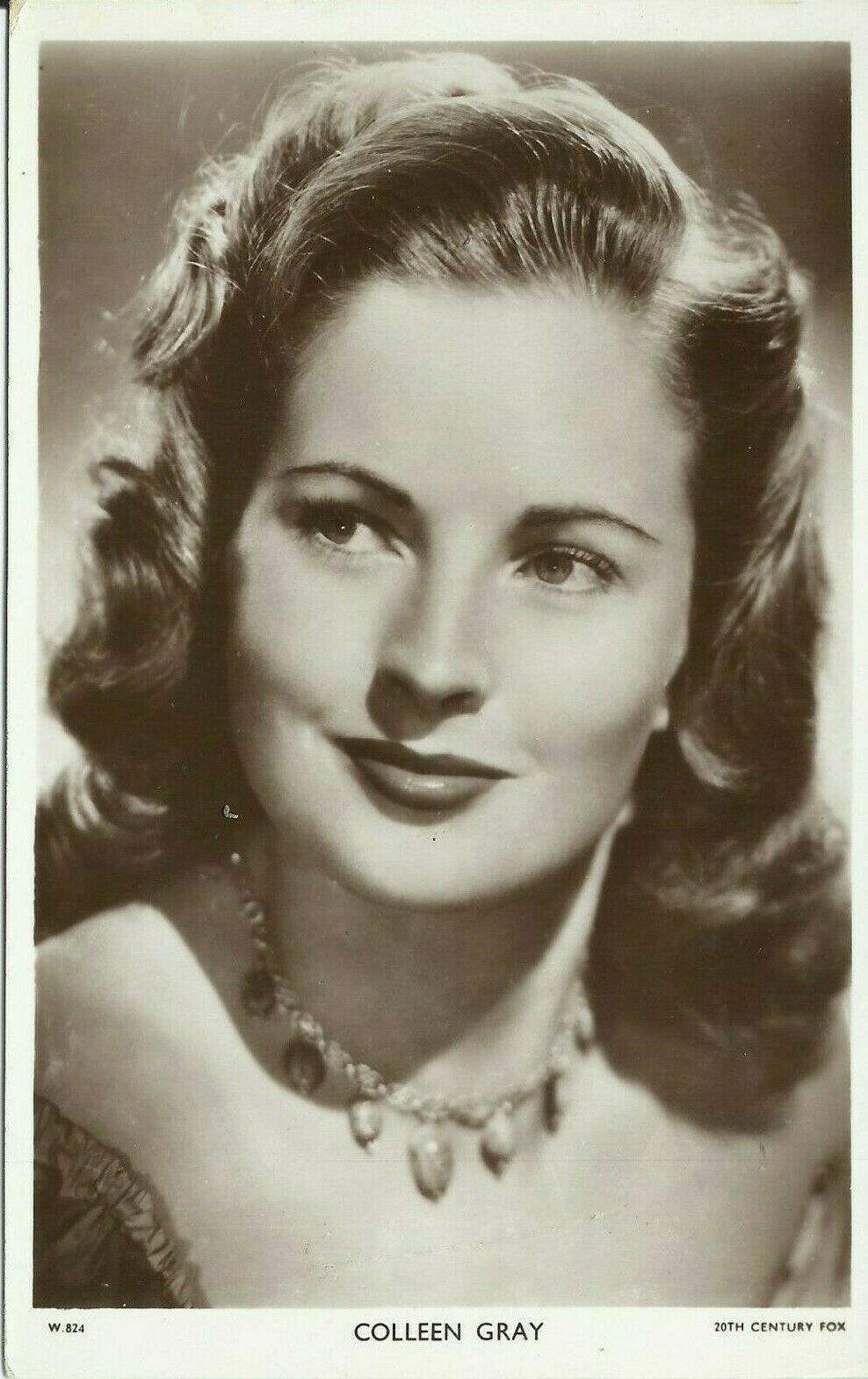 Colleen Gray Hollywood Actress Movie Film Star 1940s Real Photo ...