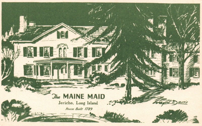 Postcard NY Jericho Long Island LI The Maine Maid Unused Vintage PC ...