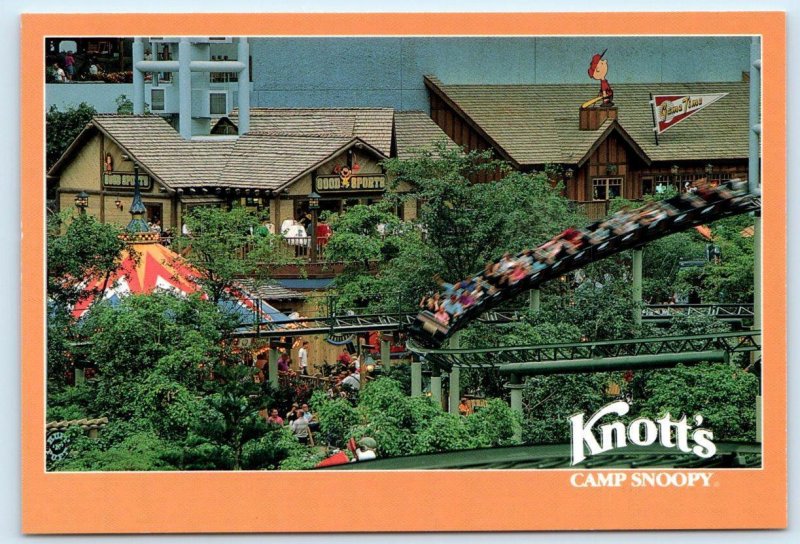 MALL OF AMERICA, Bloomington MN ~ Camp Snoopy ROLLER COASTER 4"x6 ...
