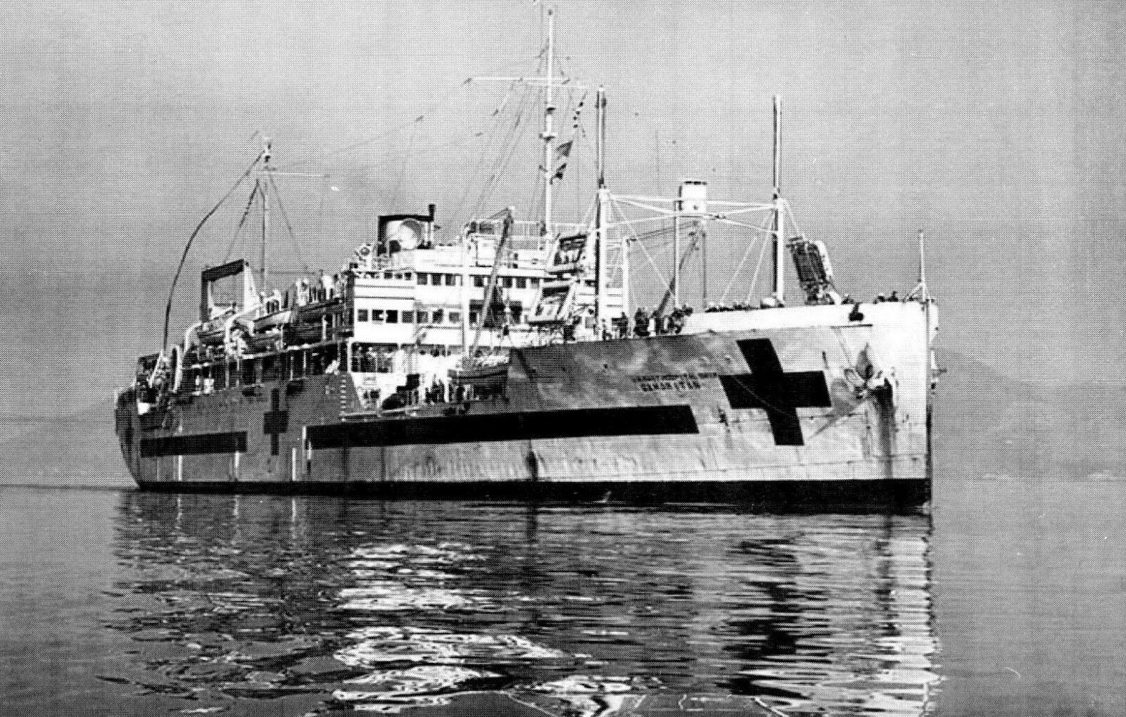 Postcard USS Samaritan AH-10 Hospital Ship | Topics - Militaria - Other ...