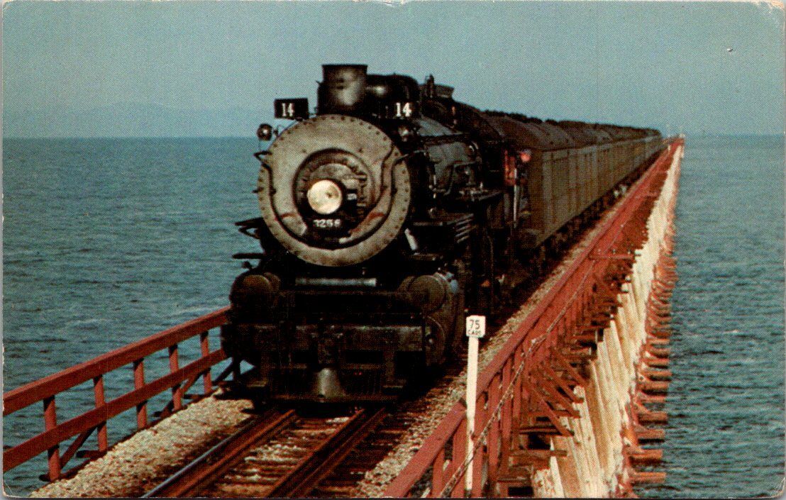 Utah Great Salt Lake Southern Pacific Limited Locomotive No 3258 On ...