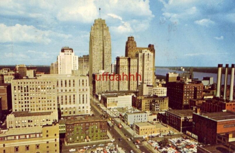 Downtown Detroit & New Federal Building as Seen From the Fort Shelby ...