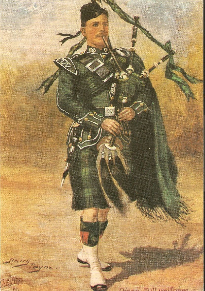 ""Argyl and Sutherland Highlanders" Modern English repro of a Tuck ...