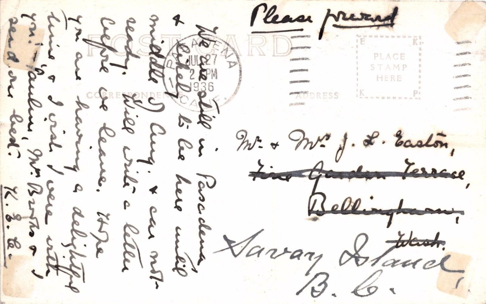 LOS Angeles Ca~Griffith Observatory~Edison R Hoge Real Photo Postcard ...