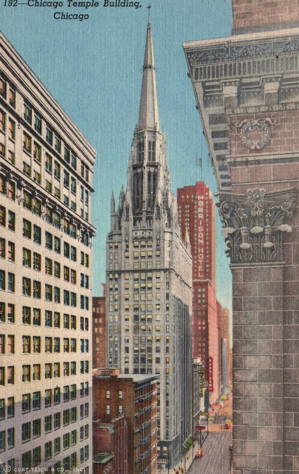 Vintage Postcard 1954 Chicago Temple Skyscraper Landmark Chicago ...