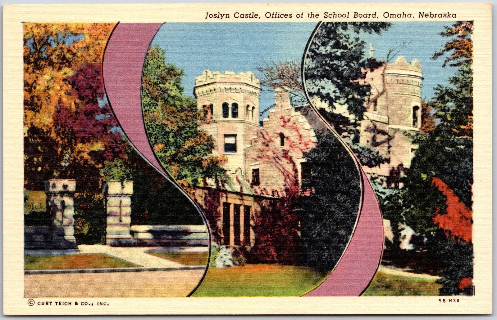 Joslyn Castle Offices Of The School Board Omaha Nebraska NB Museum ...