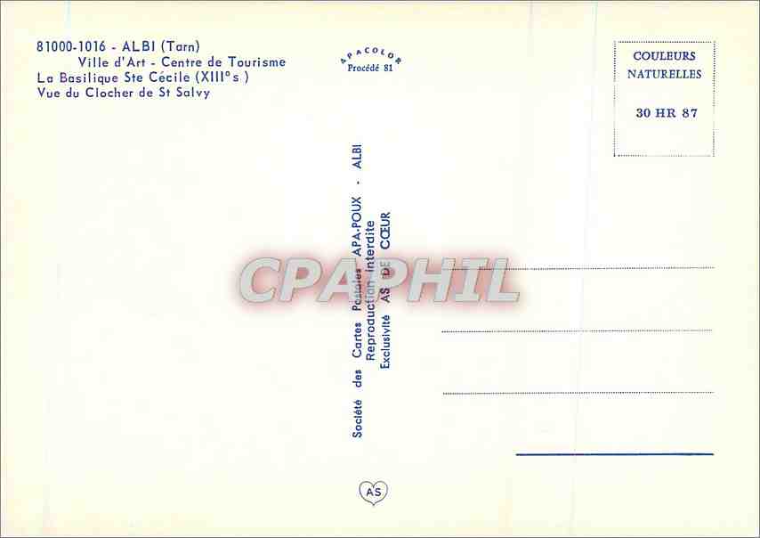 Modern Postcard Albi (Tarn) City Art Center Tourism Basilique Sainte ...