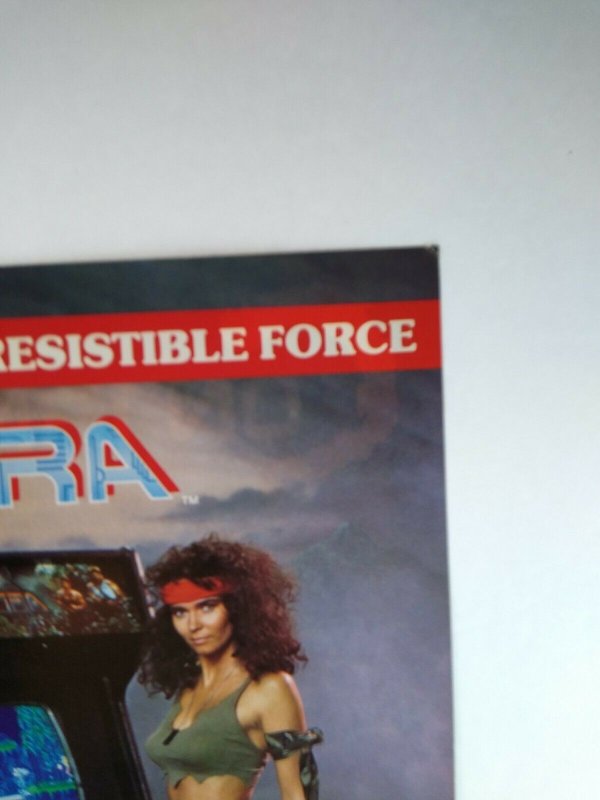 Contra Arcade Flyer Original Video Game Art 1987 Konami 8.5" x 11 ...