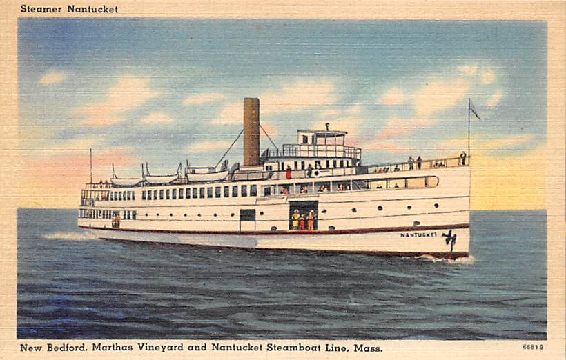Str Nantucket Marthas Vineyard and Nantucket steamboat line Steamer ...