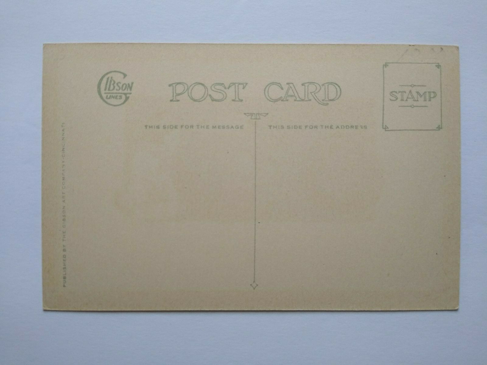 Halloween Postcard Gibson Checker Corners Unused Original Black Cat JOL ...