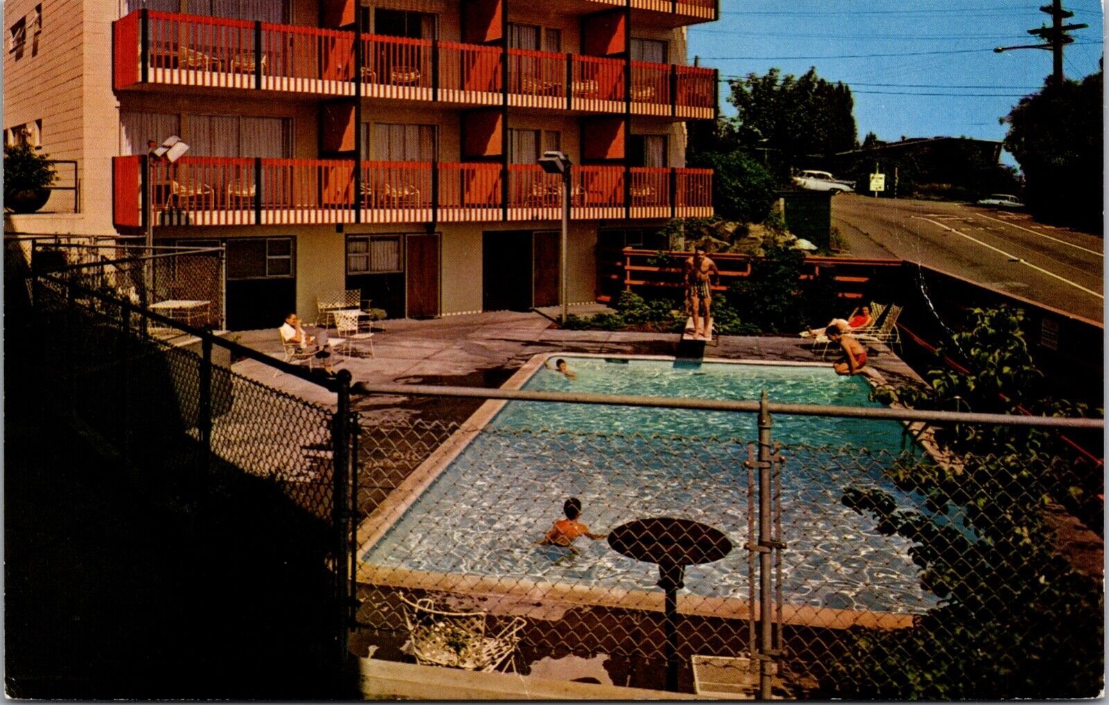 PC Swimming Pool at Continental Plaza Motel on Aurora Ave in Seattle ...