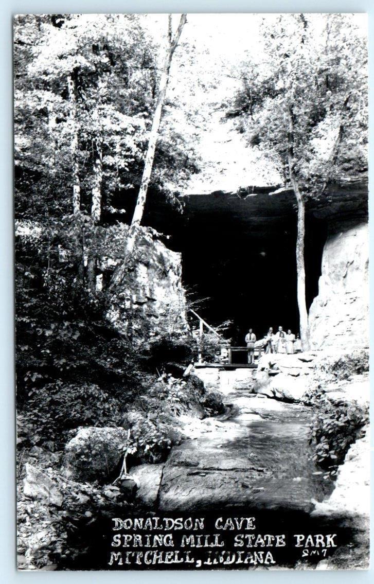 RPPC SPRING MILL STATE PARK, Mitchell IN ~ DONALDSON CAVE c1950s ...