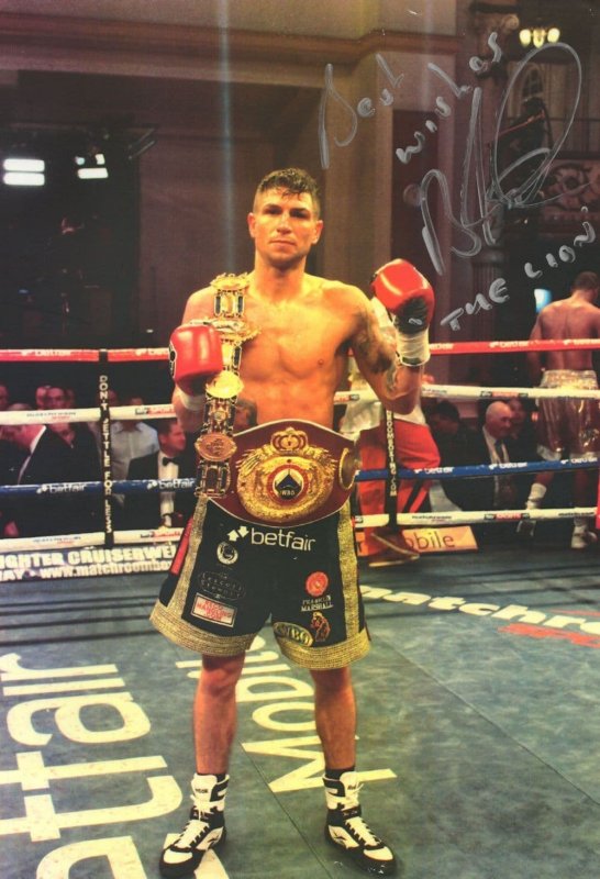 Brian Rose The Lion British Boxer Boxing Giant 12x8 Rare Hand Signed ...