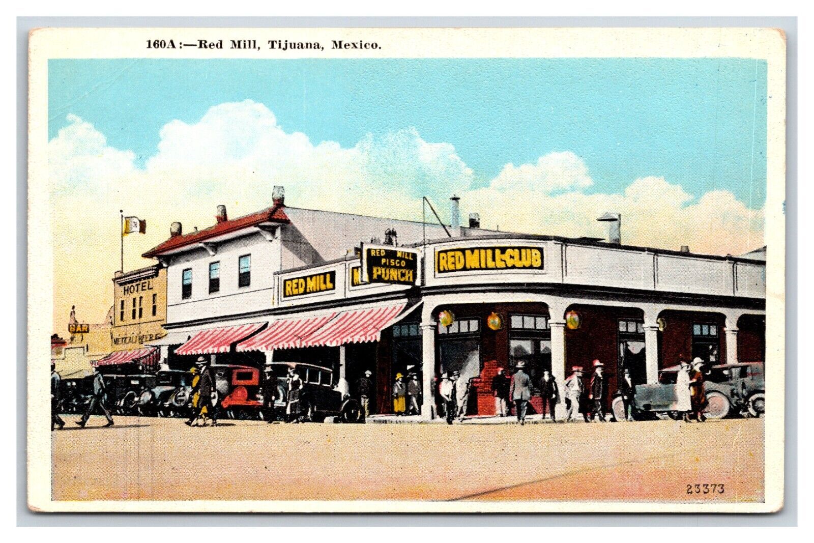 Red Mill Night Club Tijuana Mexico UNP WB Postcard W2 | Latin & South ...