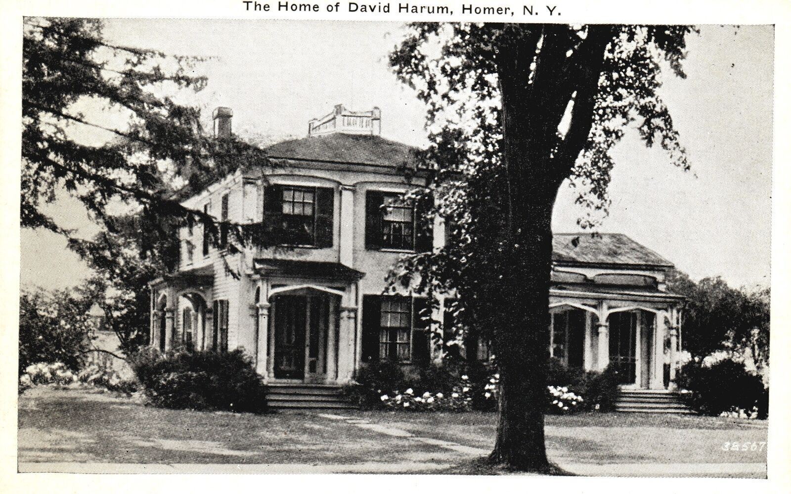 Vintage Postcard The Home Of David Harum Homer House New York NY Wm ...