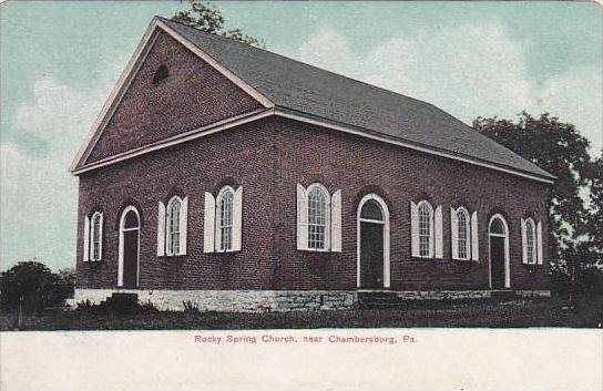 Pennsylvania Chambersburg Rocky Spring Church | United States ...
