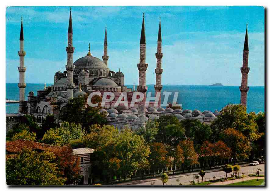 Postcard Modern Istanbul ve Saheserleri The Blue Mosque | Europe ...