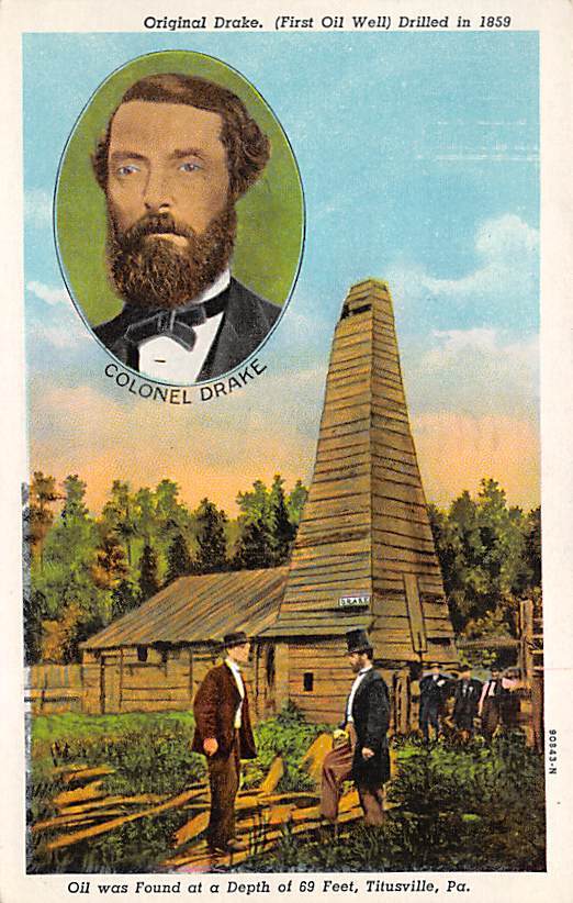 Original Drake, First Oil Well Titusville, Pennsylvania PA | United ...