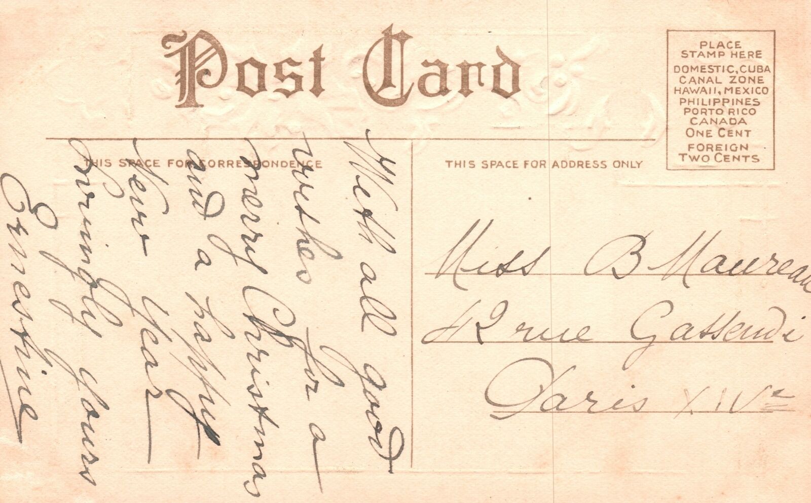 Vintage Postcard Remembrance Card Brief Message To A Friend by Allyn ...