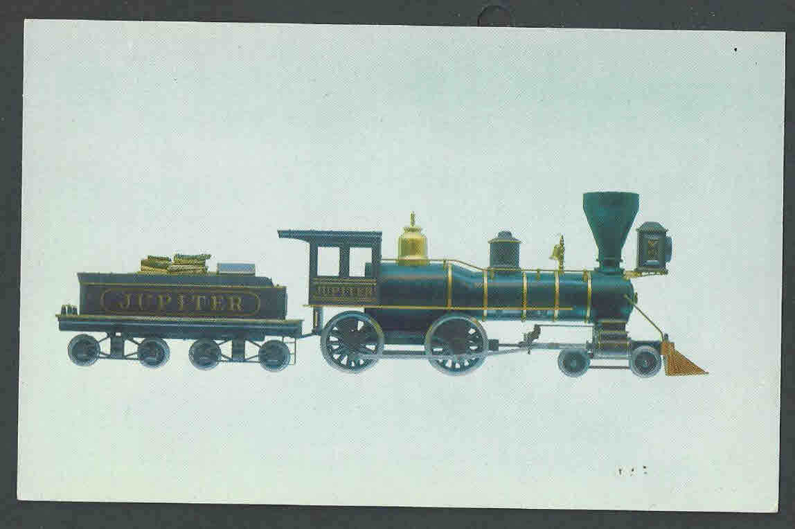 Ca 1947 PPC* 1869 Model Locomotive Jupiter At Ca Museum Of Science ...