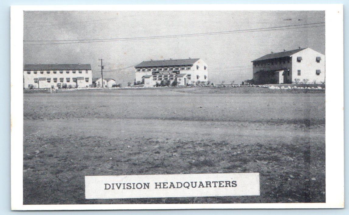 CAMP BARKELEY, TX Texas ~ c1940s ~ DIVISION HEADQUARTERS ~ WW2 Military ...
