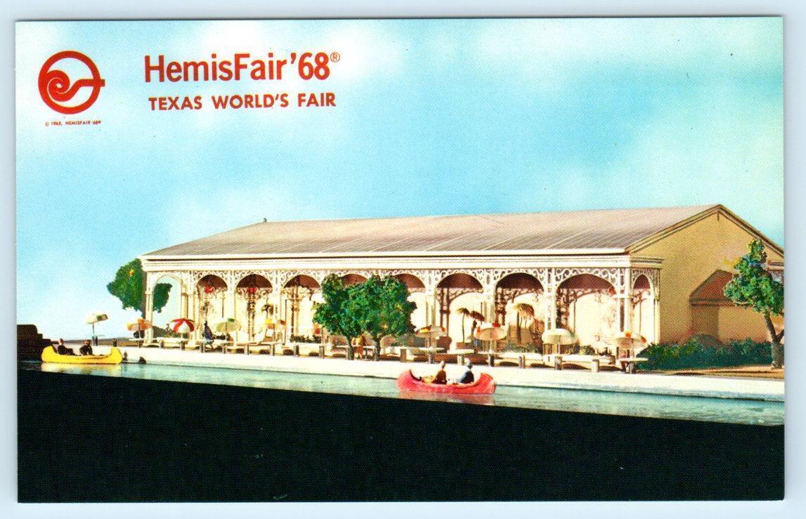 4 Postcards HEMISFAIR 1968, San Antonio TEXAS WORLD'S FAIR ~ Artist ...