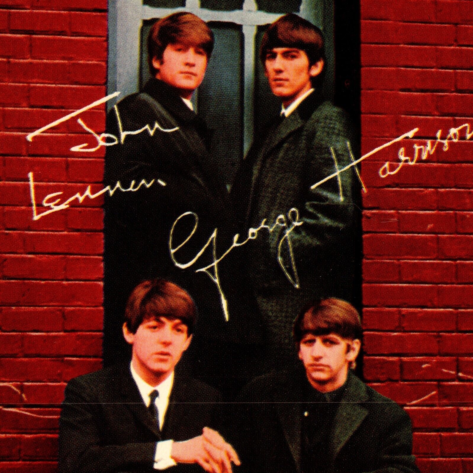 The Beatles 1964 John Lennon George Harrison Paul McCartney Ringo Starr ...